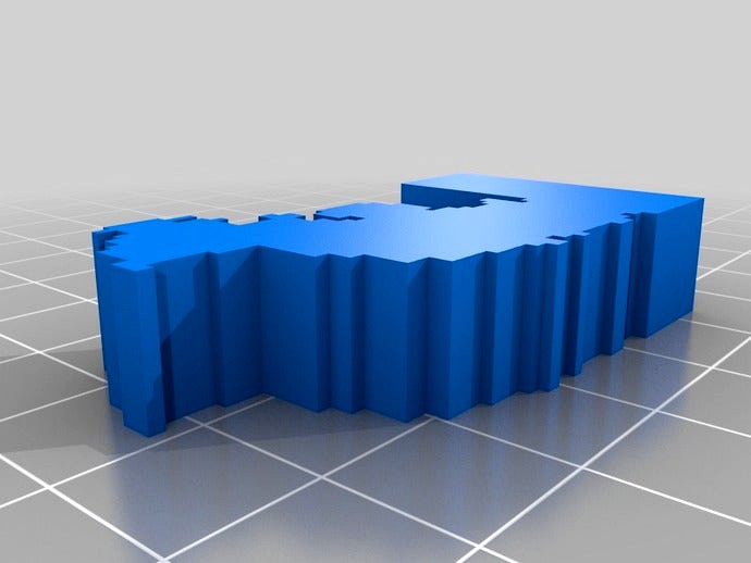 8-Bit Mario "Bad Guys" Chess Set by Imminentfate 3d model