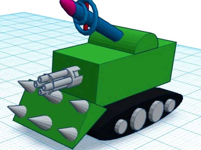 Alien turret by Octopus3535 3d model