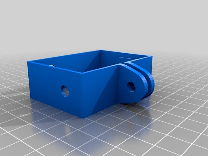 GoPro Hero 3 Bare Frame Case by echang777 3d model