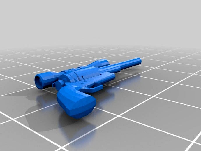 Fallout New Vegas Hunting Revolver by uwcrutch 3d model