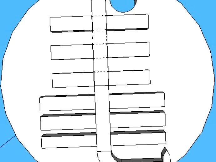 Dragonball Z Pendant Turtle Hermit Symbol by The_Mechanic40 3d model