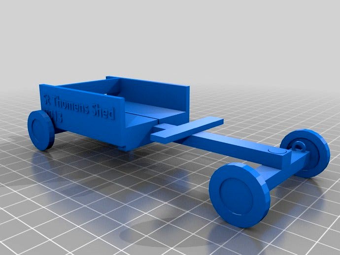 Classic Billy Cart model by Ozista 3d