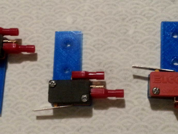 MendelMax 2.0 - Mechanical End Stop Mounts by ssaggers 3d model