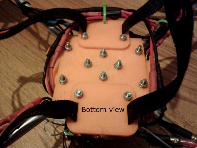 Quad legs and battery holder by Drevious 3d model