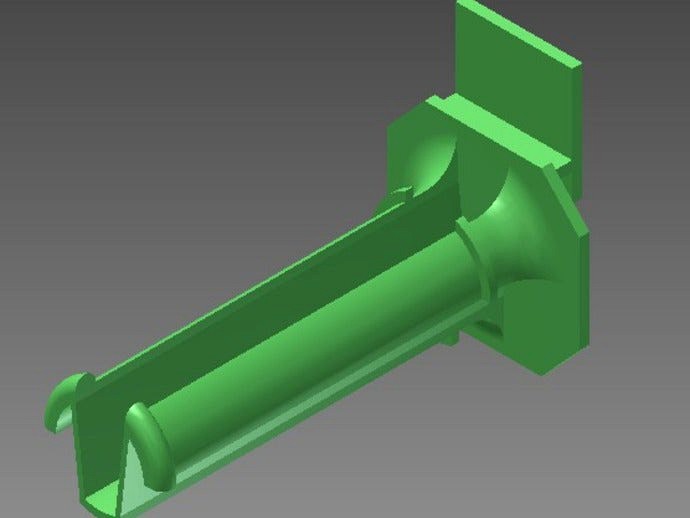 30mm spool holder for makerbot replicator 2 and 2x by Duke360 3d model