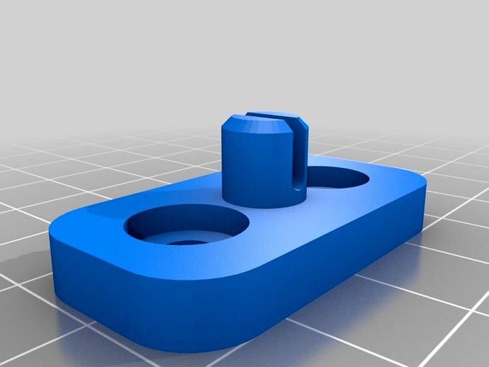 608 Bearing Mount 20 20 Extrusion by sholland91 3d model