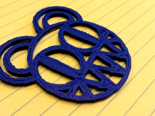 Radiohead - Modified Bear Logo by aoreskovich 3d model