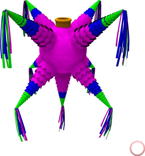 Classic Mexican Pinata 3d model