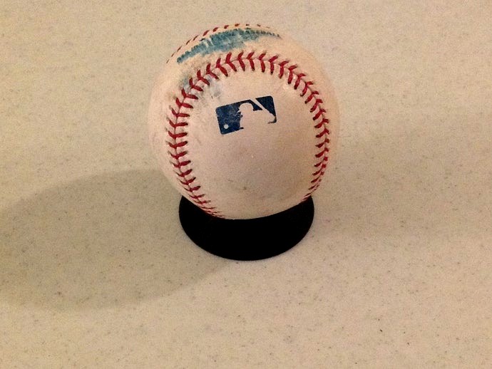 Baseball Display Stand by Ginobi_wan 3d model