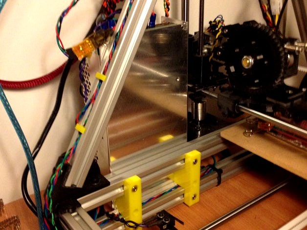 Mendelmax vertical PSU mount by BadgerForce 3d model