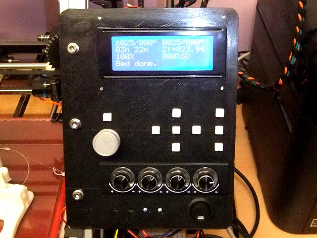 RepRap World's Keypad for Mendelmax by Stu_Dkn 3d model