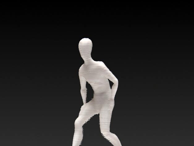 Standing man statue by ninjinx 3d model