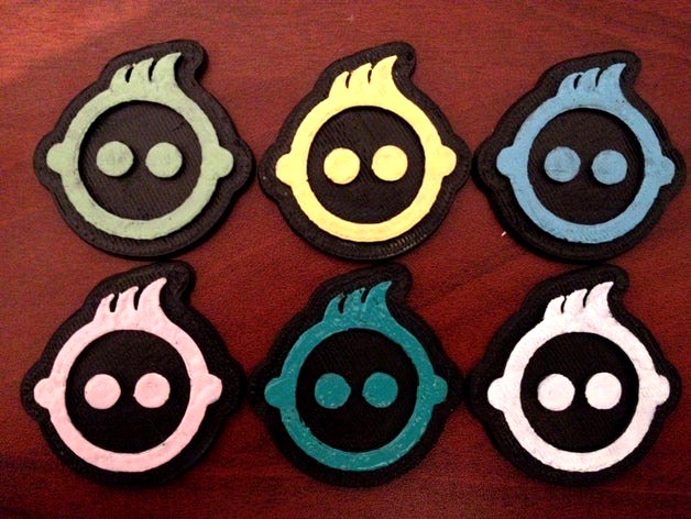 face.com logo by scary_monster 3d model