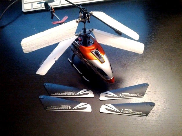 Working 3D printed Helicopter Blades by tlalexander model