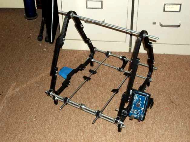 Arduino Mega mount for Ronthomp Mendel (4) by ronthomp 3d model
