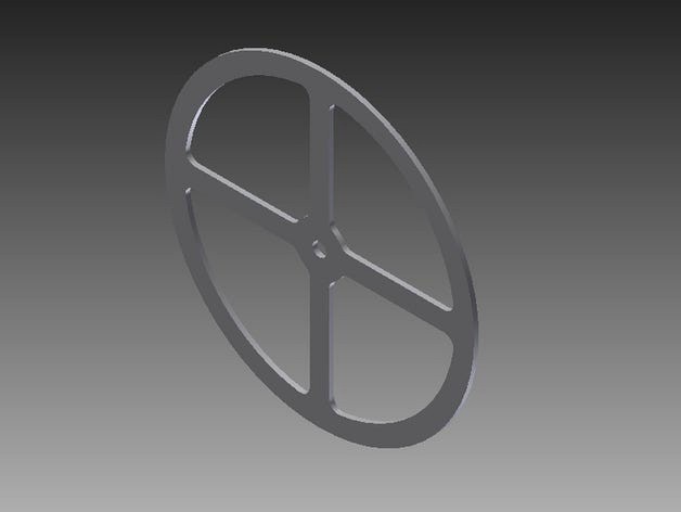 1/3 Meter Circumference wheel by bbuonomo 3d model