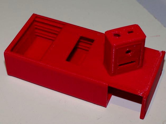 Sliding Lid Box by jman 3d model