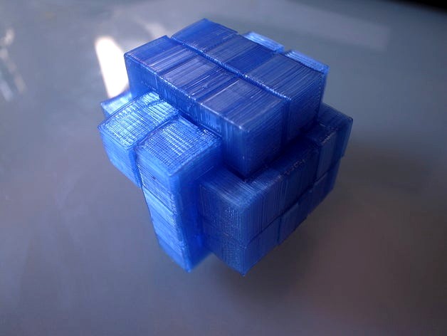 Parametric Burr Puzzle Module by relet 3d model