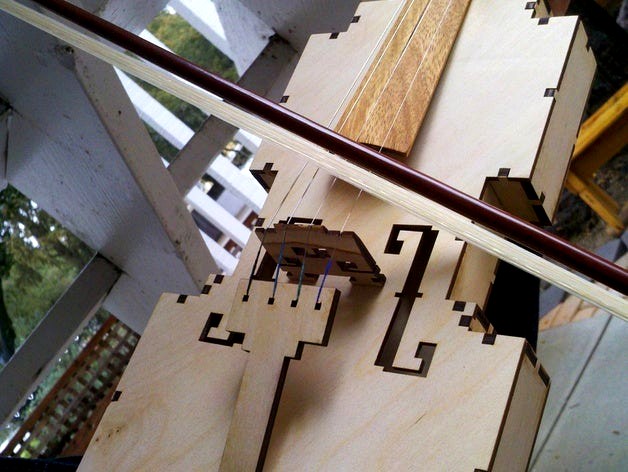 8-bit violin by iTagstudios 3d model