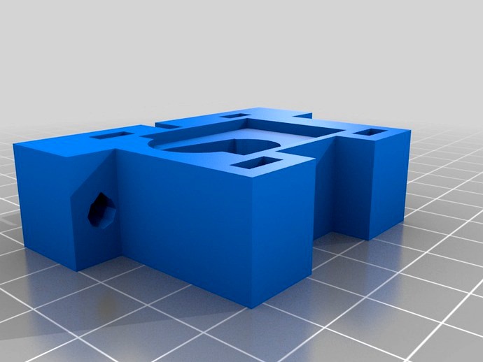 Minimal Non-geared Mendel Extruder by mattroberts 3d model