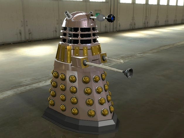 Doctor Who New Series Dalek Body by InnovationByLayers 3d model