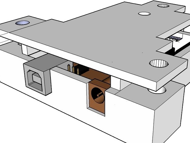 Improved arduino case by arsanders 3d model