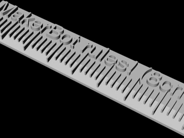 Ruler by Zaggo 3d model