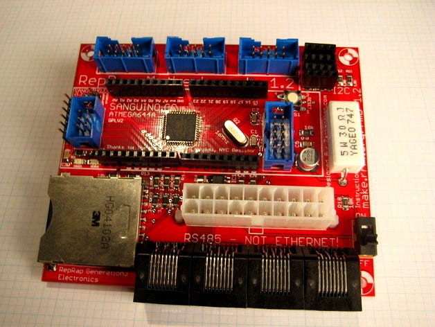 RepRap Motherboard v1.2 by MakerBot 3d model