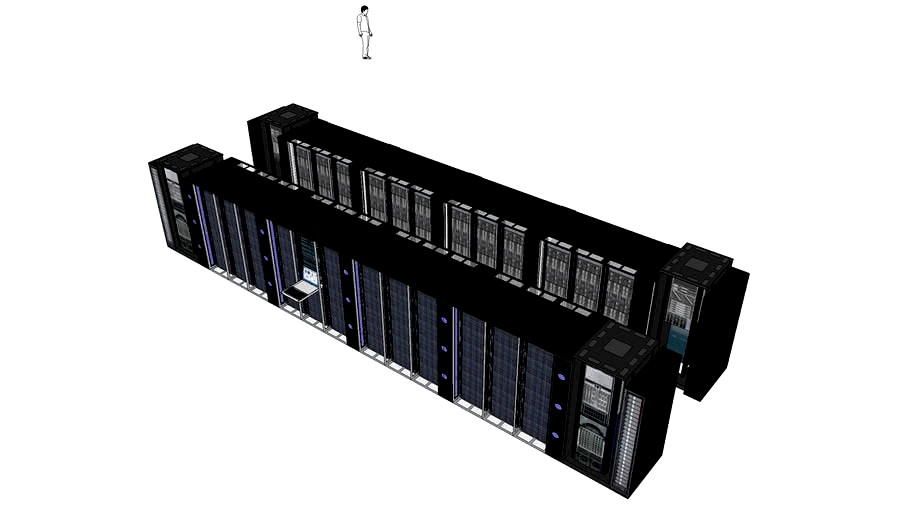 Data Center Zone 3d model