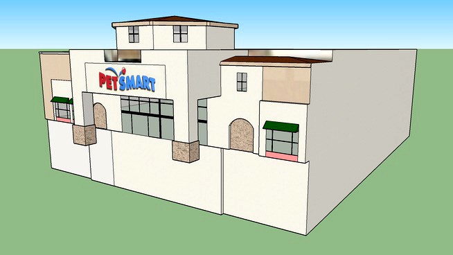 Plaza El Segundo - PetSmart 3d model