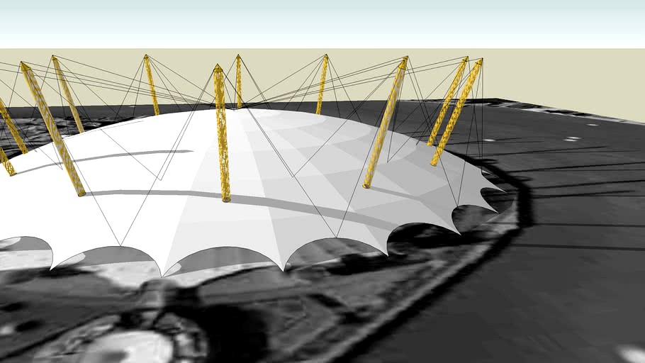 The o2 / Millennium Dome 3d model