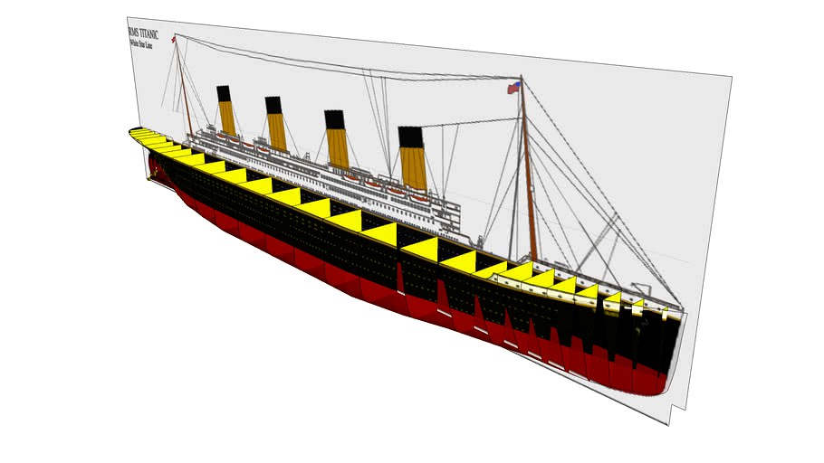'TITANIC'... 'Hull Kit'... Do it Yourself.... 3d model
