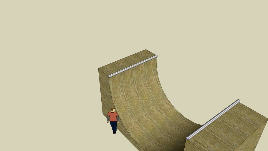 Halfpipe 3d model