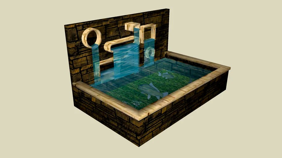 water feature 3d model
