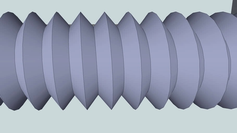 lego lifter with threaded rod 3d model