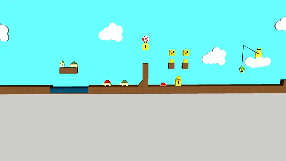 mario bros, alex bilodeau 3d model