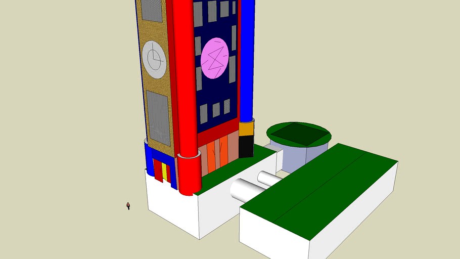 A Power Rangers Base 3d model