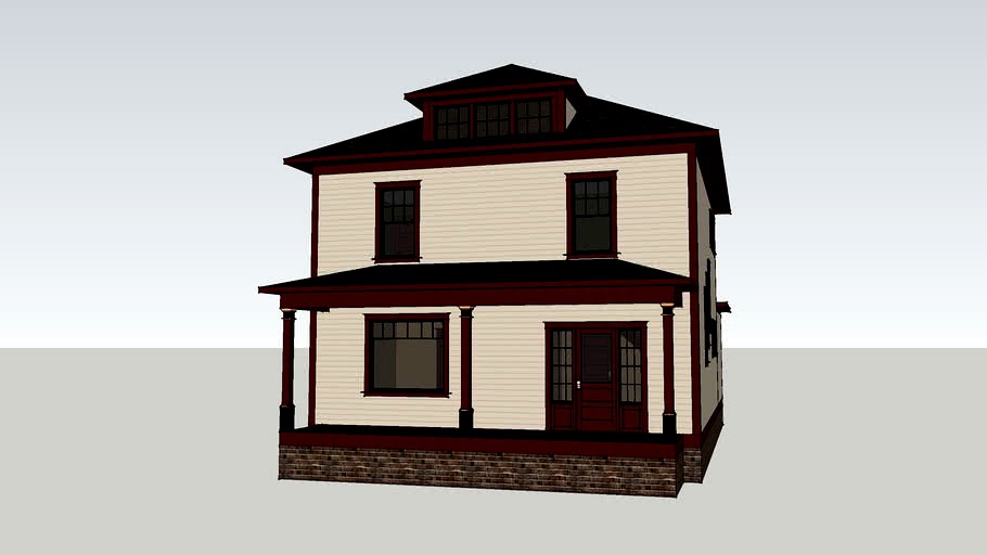 Standard home 3d model