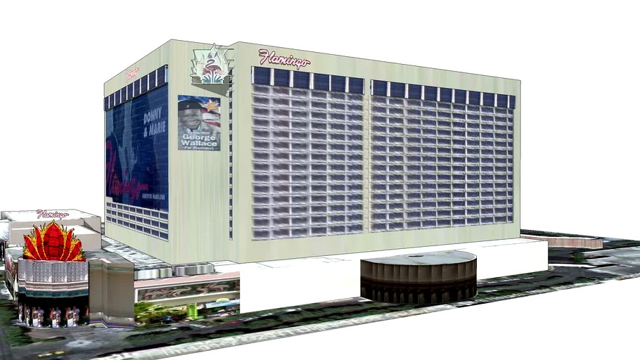 Flamingo Las Vegas 3d model