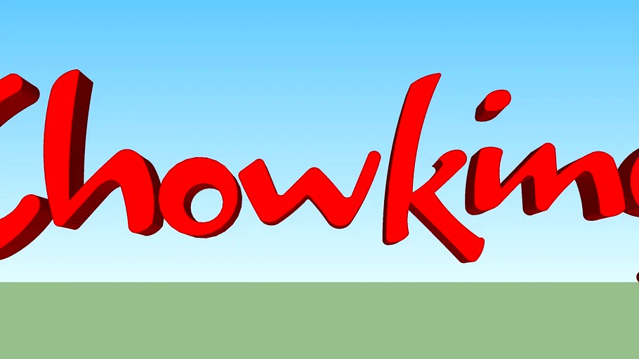 Chowking Logo 3d model