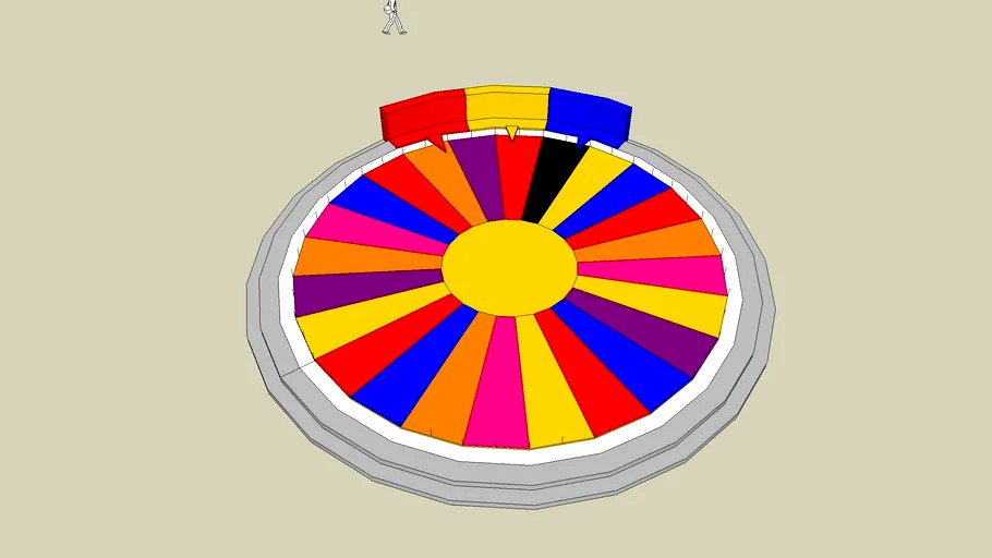 wheel of fortune 3d model