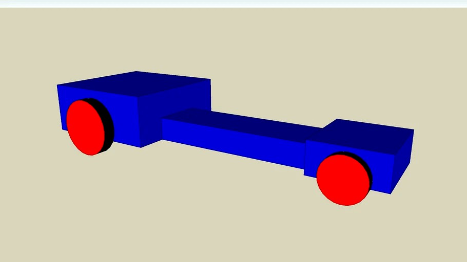 CO2 dragster 3d model