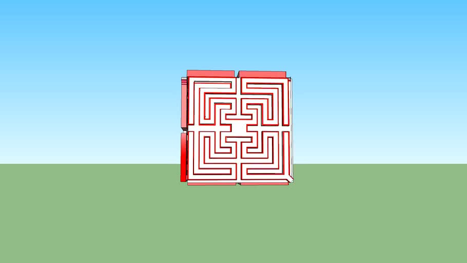 3d maze model