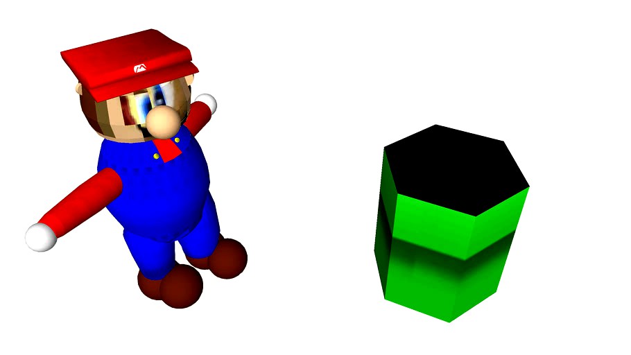 64 Mario 3d model