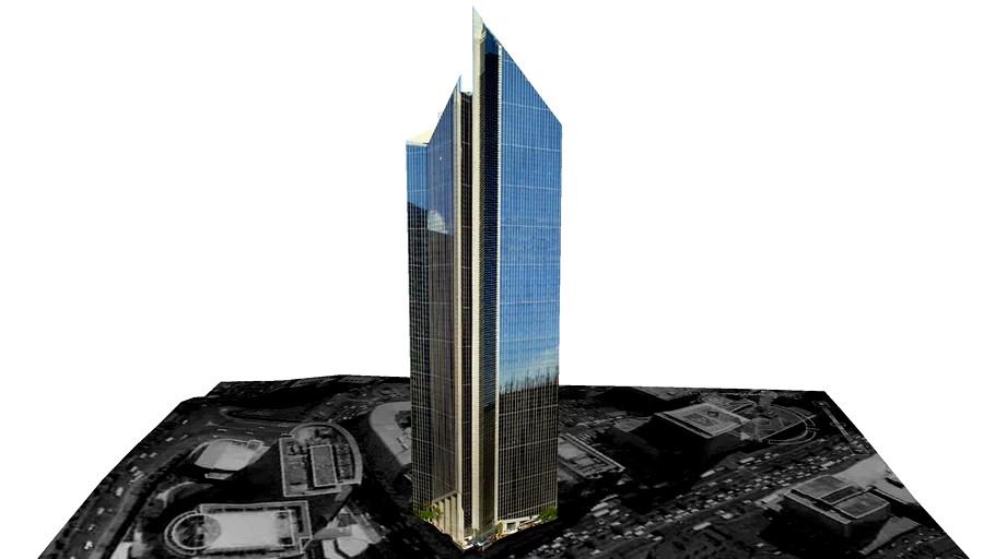 GT Tower International 3d model
