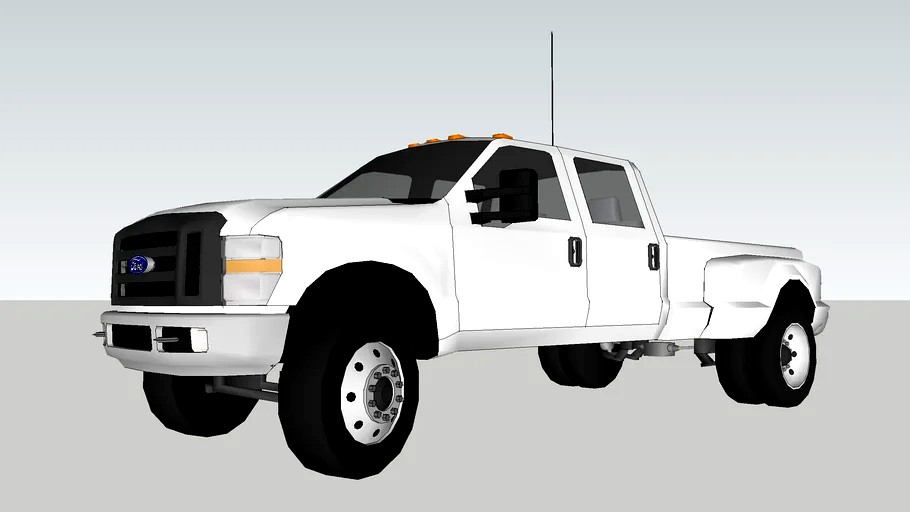 Ford F-450 XL - Powerstroke Diesel Dually - Long box 3d model