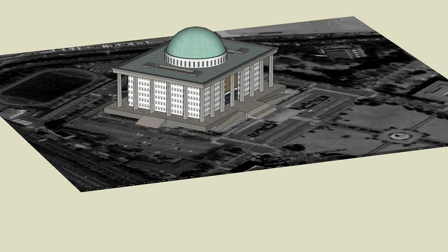 National Assembly Building 3d model
