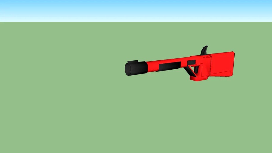 TF2 pyro rifle updated 3d model