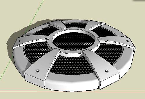 Speaker Grill 3d model