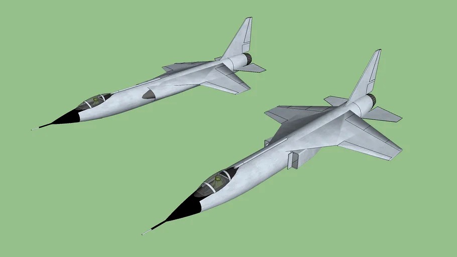 Lockheed CL1200 and X-27 3d model